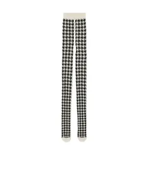 Burberry Herringbone-printed Skinny Cut Tights