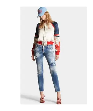 Dsquared2 Jennifer Distressed Skinny Jeans