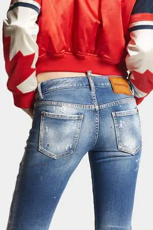 Dsquared2 Jennifer Distressed Skinny Jeans
