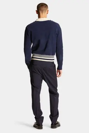 Dsquared2 Tapered Virgin Wool Trousers