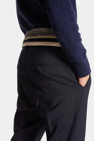Dsquared2 Tapered Virgin Wool Trousers