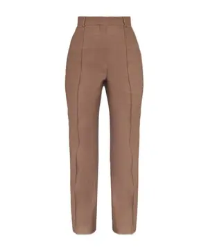 Nanushka Leena Straight-leg Trousers - Brown