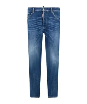 Dsquared2 Distressed Faded-effect Jeans - Blue