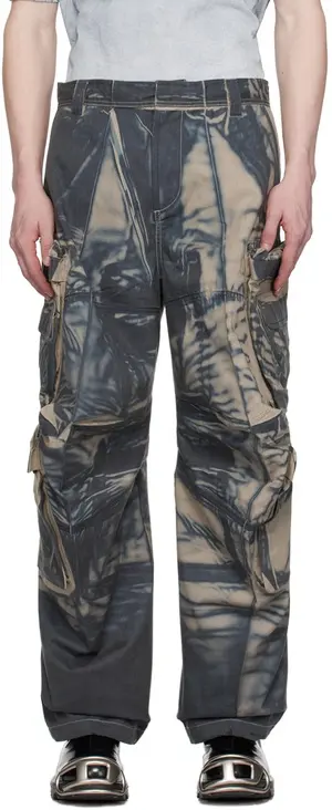 DIESEL® P-hugh Crease-effect Cargo Trousers