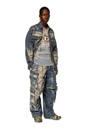 DIESEL® P-hugh Crease-effect Cargo Trousers