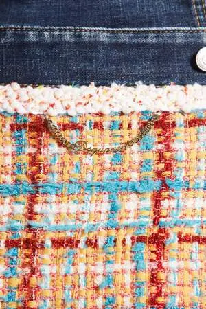 Dsquared2 Upper East Side Bouclé Miniskirt