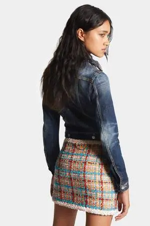 Dsquared2 Upper East Side Bouclé Miniskirt