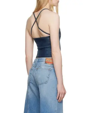 DIESEL® De-pilu-s Denim Top