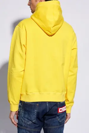 Dsquared2 Graphic Printed Drawstring Hoodie