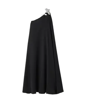 Valentino Garavani One-shoulder Silk Dress