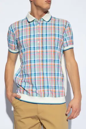 Dsquared2 Checked Short-sleeved Polo Shirt