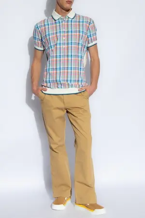 Dsquared2 Checked Short-sleeved Polo Shirt