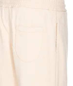 Off-White Drawstring Straight Leg Trousers