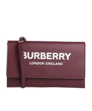 Burberry Small Genuine Leather Clutch