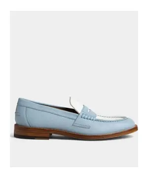 Dsquared2 Colour-block Almond Toe Loafers - Blue