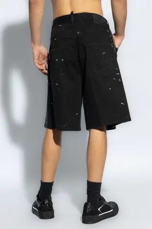 Dsquared2 Paint Splatter Surfer Shorts
