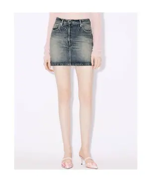 Kenzo Japanese Denim Mini Skirt