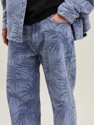 Palm Angels Palm Jacqured Jeans