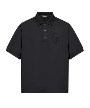 Dsquared2 Loose Ada Polo Shirt - Black