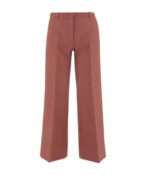 QL2 QUELLEDUE Melodyd Wide Leg Pants - Brown