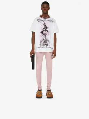 Givenchy Gothic Print Crewneck T-shirt