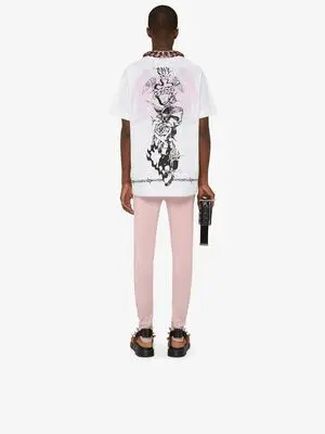 Givenchy Gothic Print Crewneck T-shirt