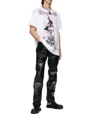 Givenchy Gothic Print Crewneck T-shirt