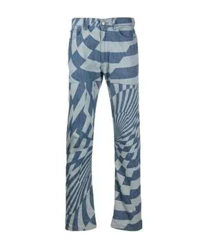 Stella McCartney X Ed Curtis Geometric Pattern Jeans