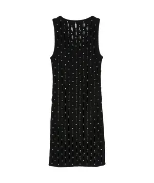 John Richmond Crystal-embellished Knitted Dress