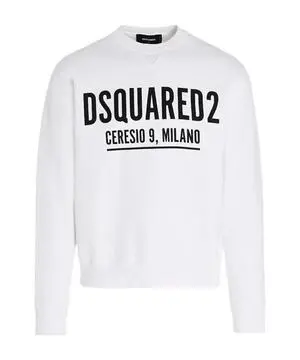 Dsquared2 Logo Printed Sweatshirt - White