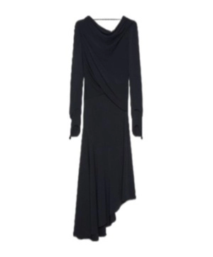 Givenchy Asymmetric Draped Midi Dress