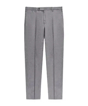 Incotex Pleated Wool-blend Pants - Gray