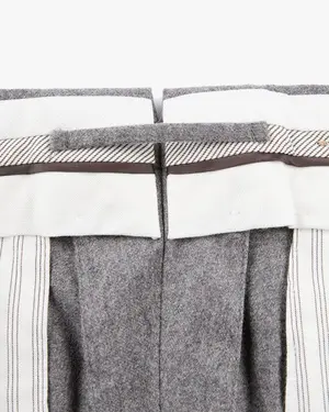 Incotex Pleated Wool-blend Pants