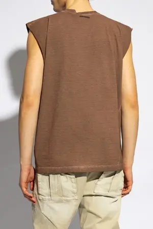 Dsquared2 Slogan-printed Sleeveless T-shirt