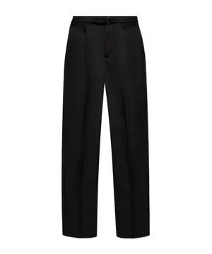 LANVIN X The Future Straight-leg Tailored Trousers - Black