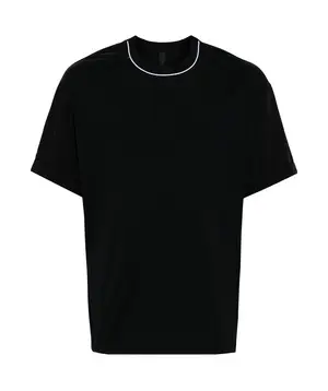 Neil Barrett Contrast-trim Cotton T-shirt - Black