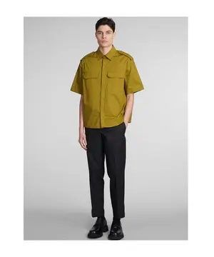 Neil Barrett Mid-rise Tapered-leg Chinos