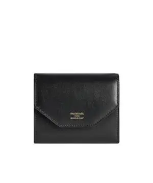 Balenciaga Envelope Bifold Wallet - Black