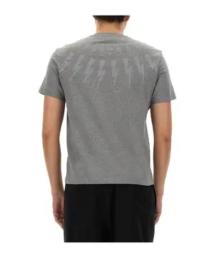 Neil Barrett Fairisle Thunderbolt T-shirt