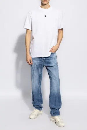 Dsquared2 Washed Straight-leg Jeans