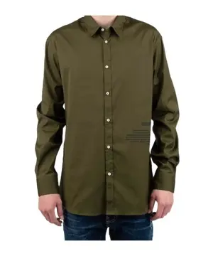 Dsquared2 Logo-print Long-sleeve Shirt - Green