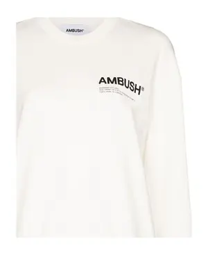 AMBUSH Logo Printed Crewneck Sweatshirt