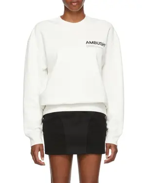AMBUSH Logo Printed Crewneck Sweatshirt