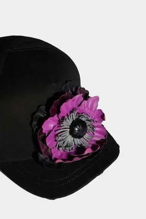 Dsquared2 Floral-appliqué Baseball Cap