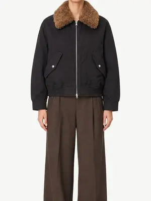 DUNST Long-sleeved, Zippered Padded Jacket