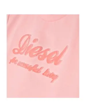 DIESEL® Debossed-logo Detail T-shirt