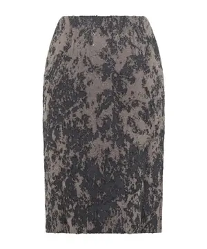 MAISON MARGIELA Knit Virgin Wool Pencil Skirt