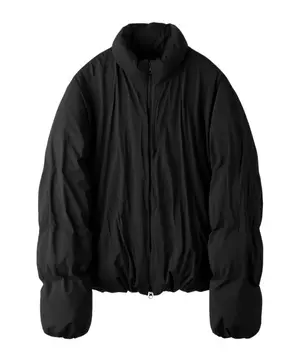 POST ARCHIVE FACTION (PAF) Zippered Long-sleeved Cotton Jacket - Black