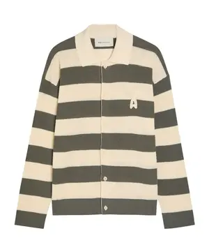 AMI Paris Striped Cotton Shirt
