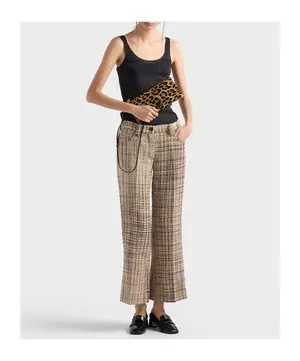 Prada Small Printed Calf Hair Shoulder Bag
